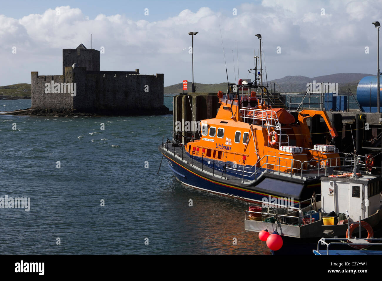 castlebay isle of barra western isles outer hebrides scotland uk gb ...
