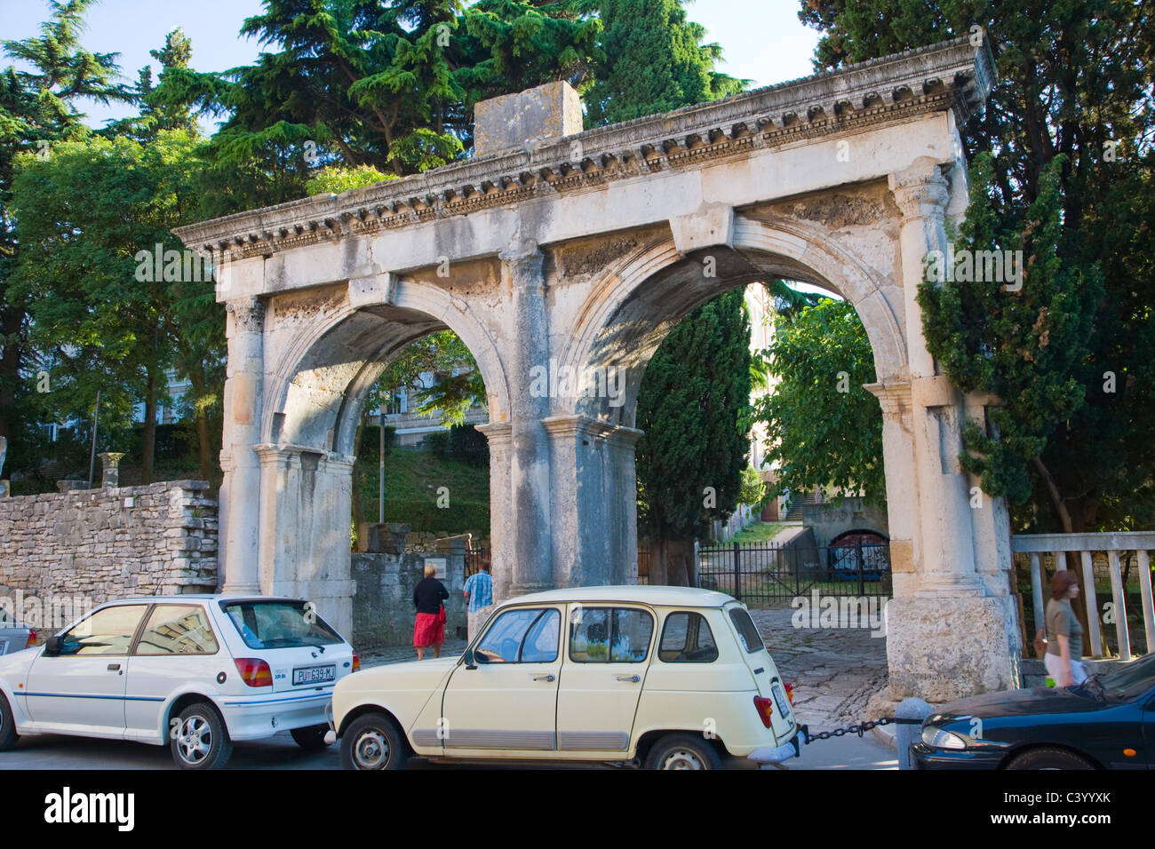 Twin gates hi-res stock photography and images - Alamy