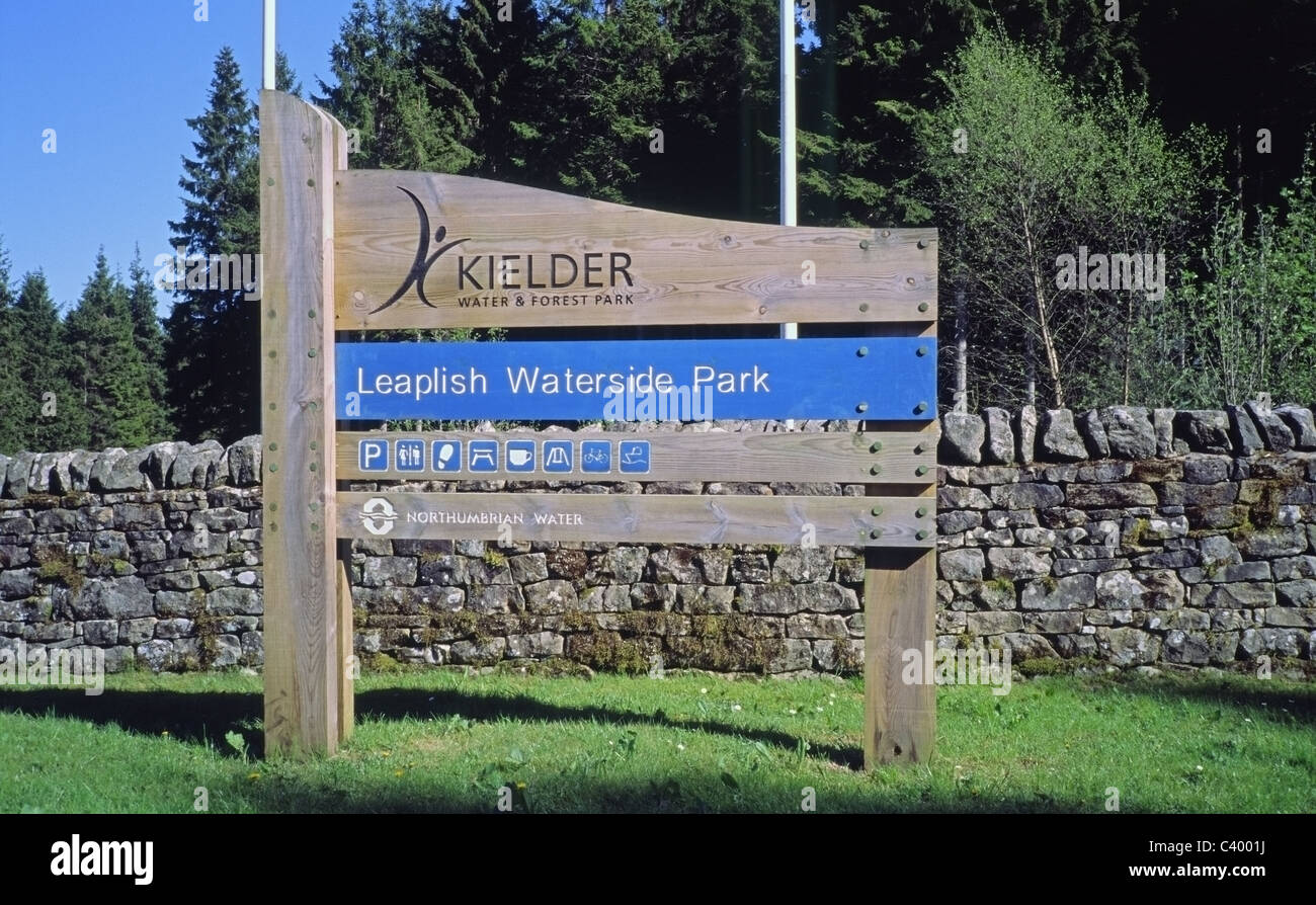Leaplish Waterside Park in the Kielder Water and Forest Park ...
