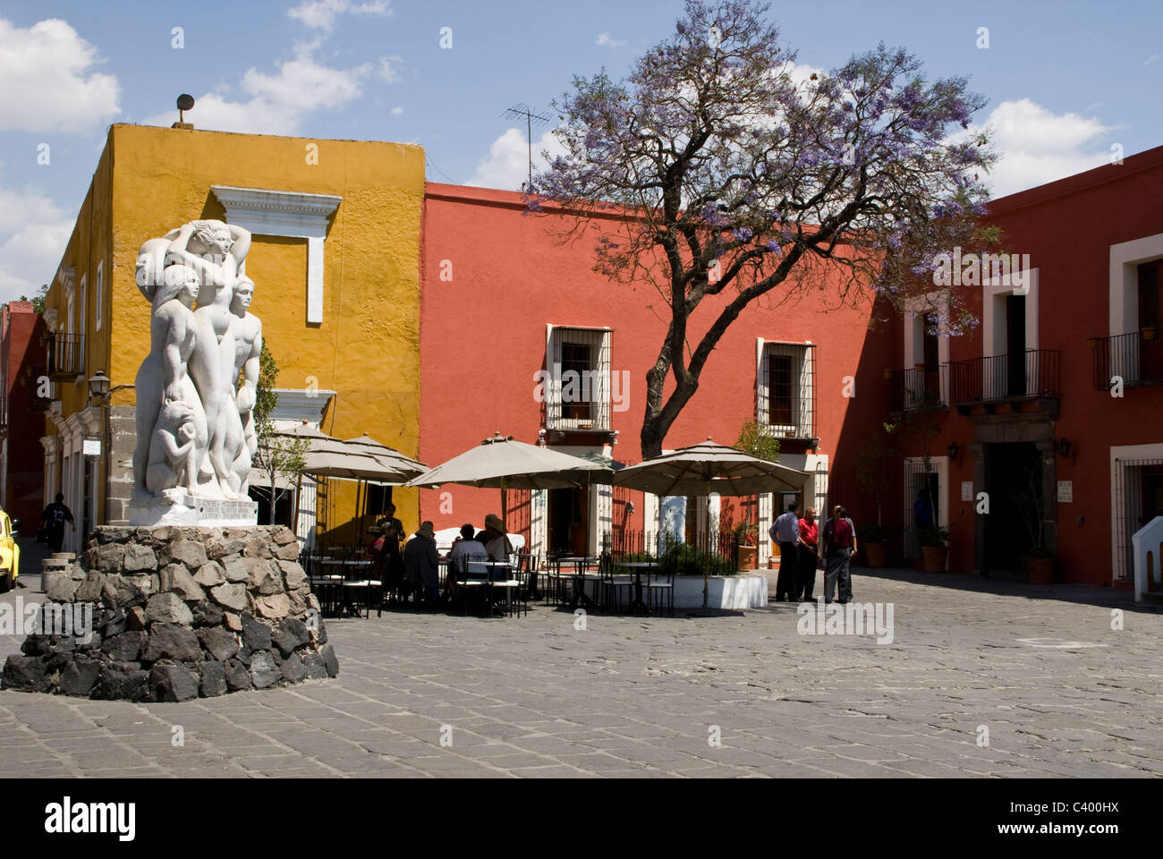Traditional architecture in the city of Puebla. Mexico Stock Photo - Alamy