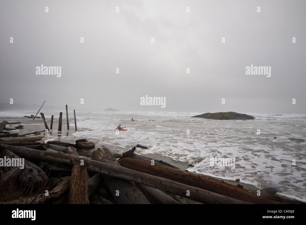 British columbia tofino winter storm hi-res stock photography and ...