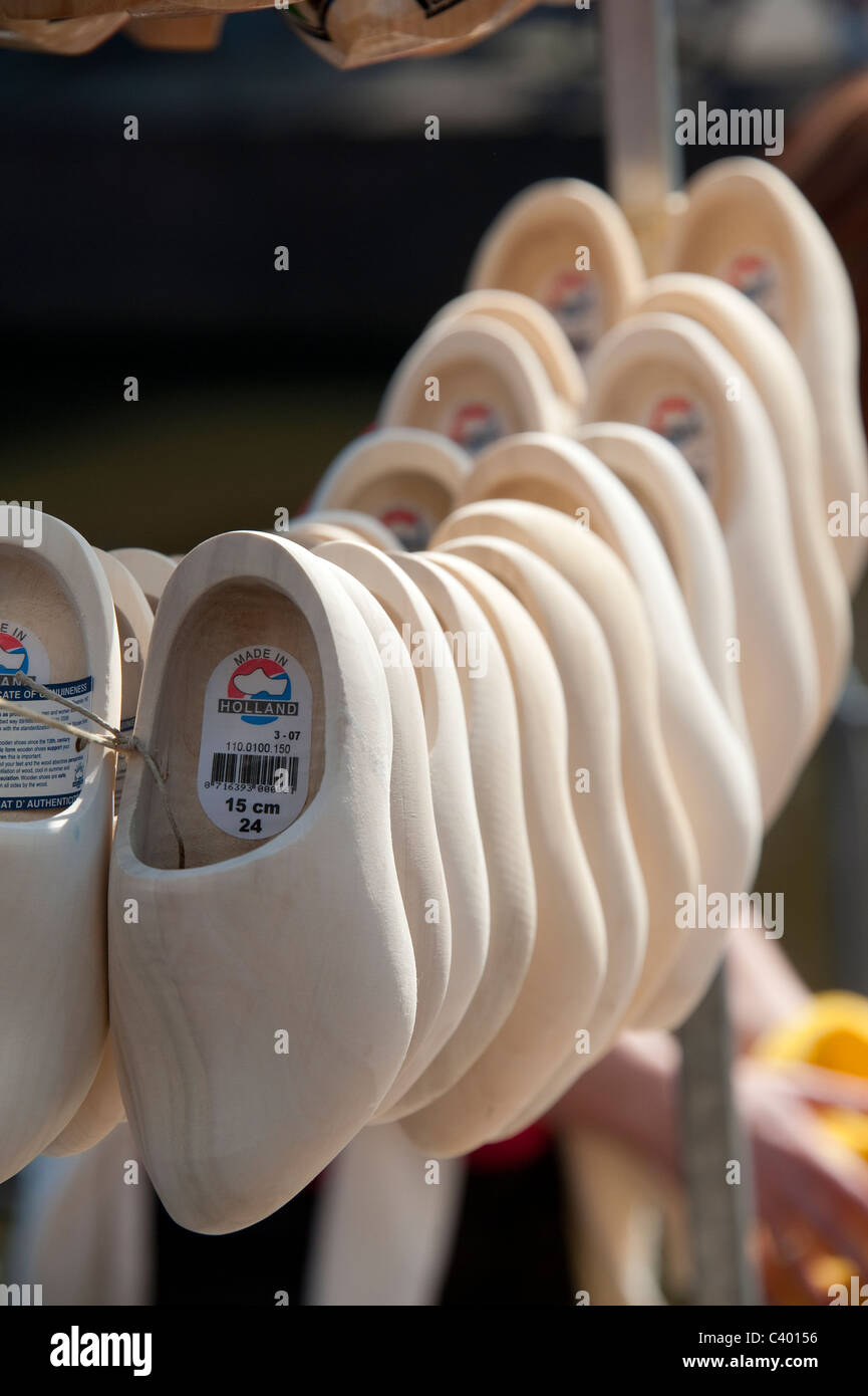 Traditional Dutch wooden clogs in Alkmaar Netherlands Stock Photo - Alamy