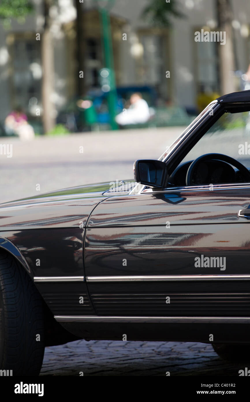 Classic Car on a terrace in summer Stock Photo - Alamy