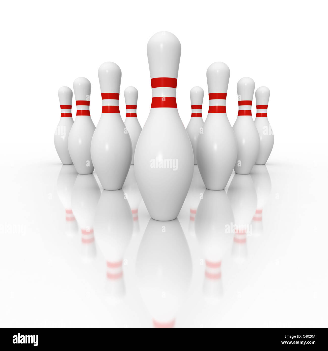 Bowling pins setup hi-res stock photography and images - Alamy