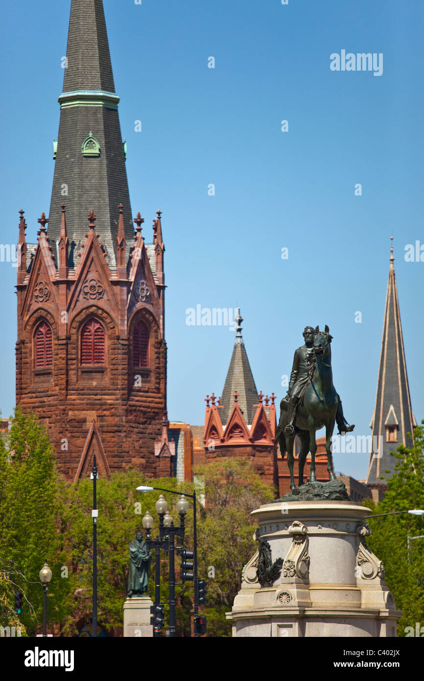 George Washington Statue Washington Dc High Resolution Stock ...