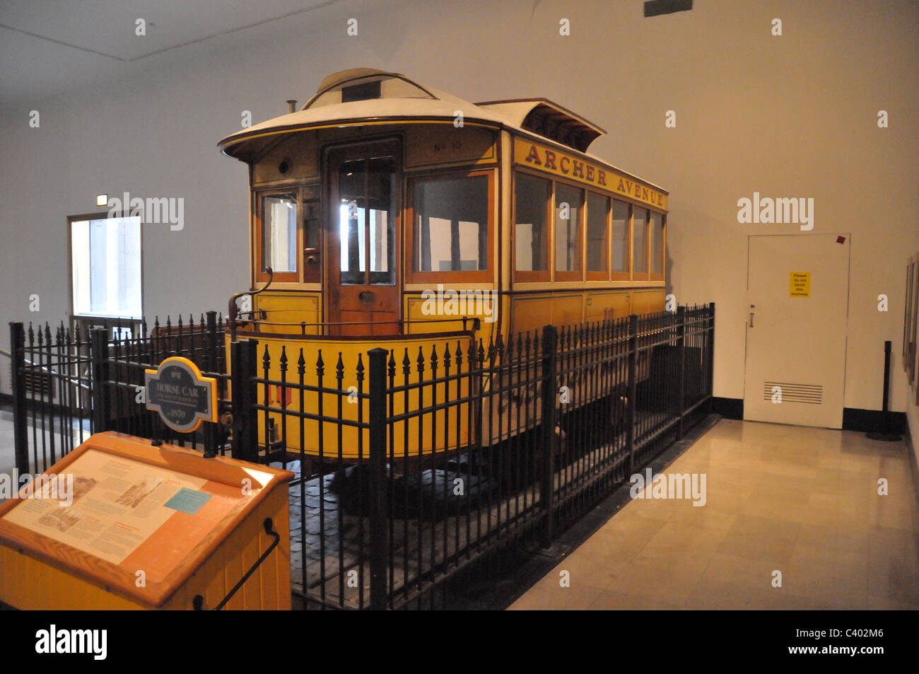 Horse Car 1870 Stock Photo - Alamy