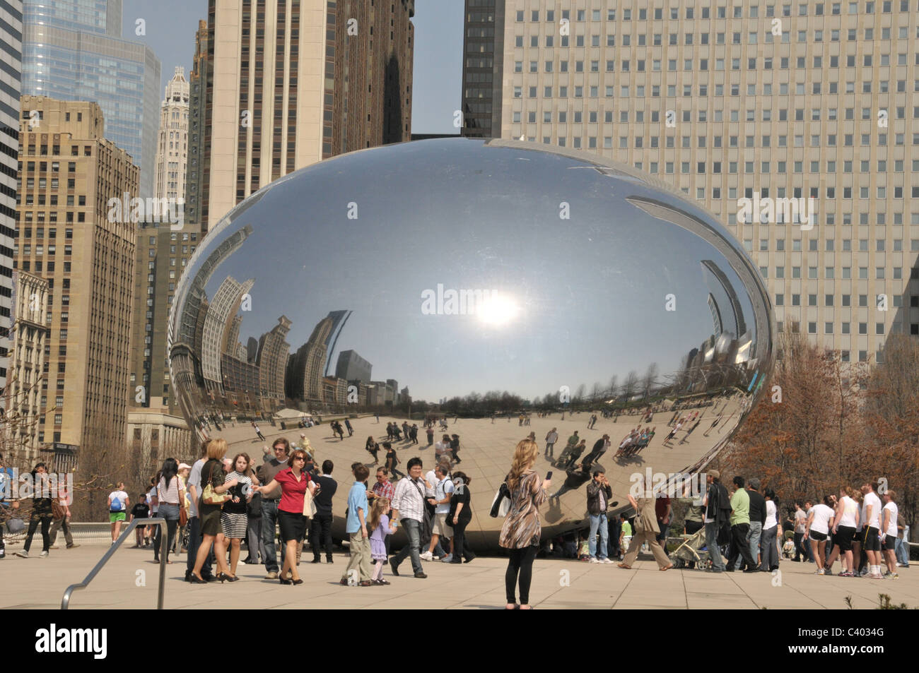 Chrome Bean, Chicago Stock Photo - Alamy