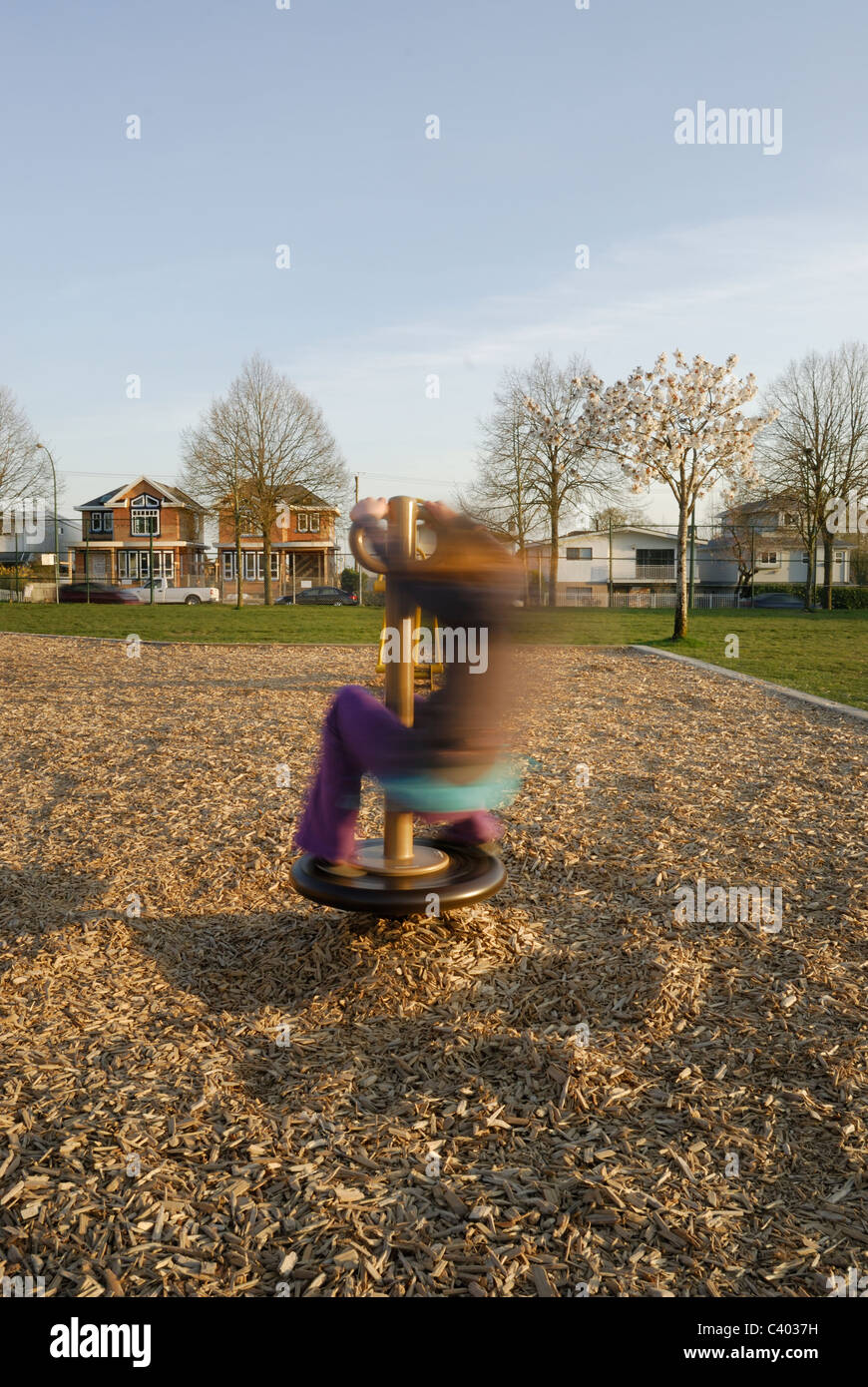 Girl spinning fast hi-res stock photography and images - Alamy