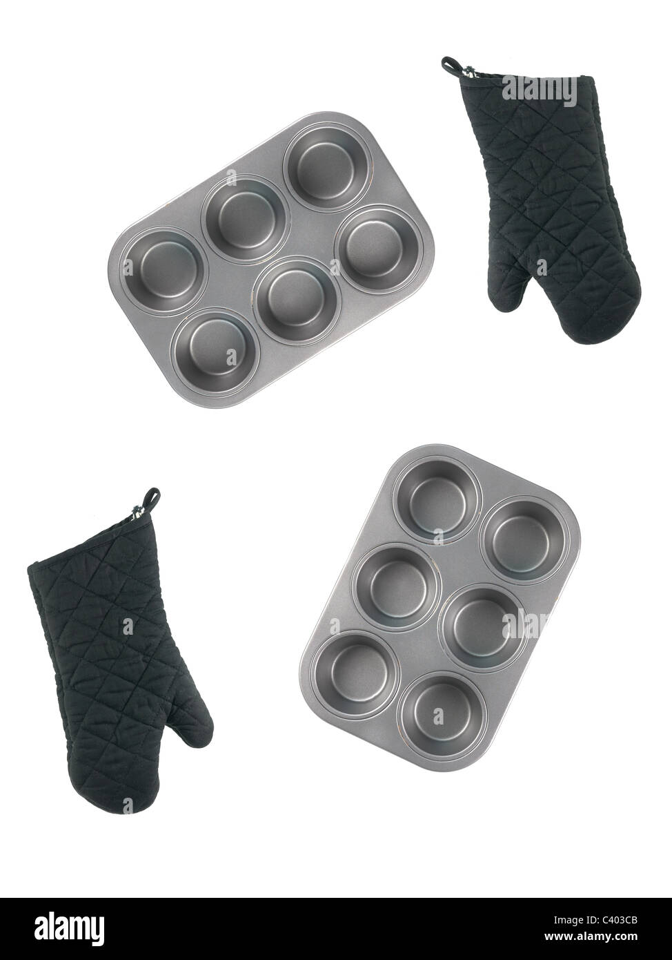 Baking items isolated against a white background Stock Photo - Alamy