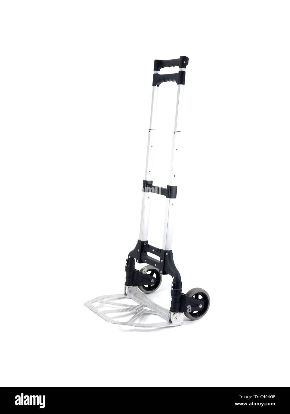 A removal trolley isolated against a white background Stock Photo - Alamy