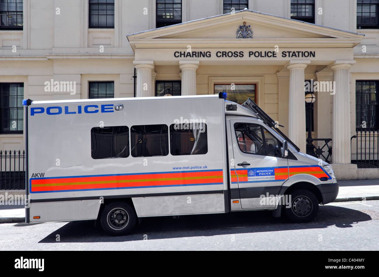 Parked police transport van High Resolution Stock Photography and ...