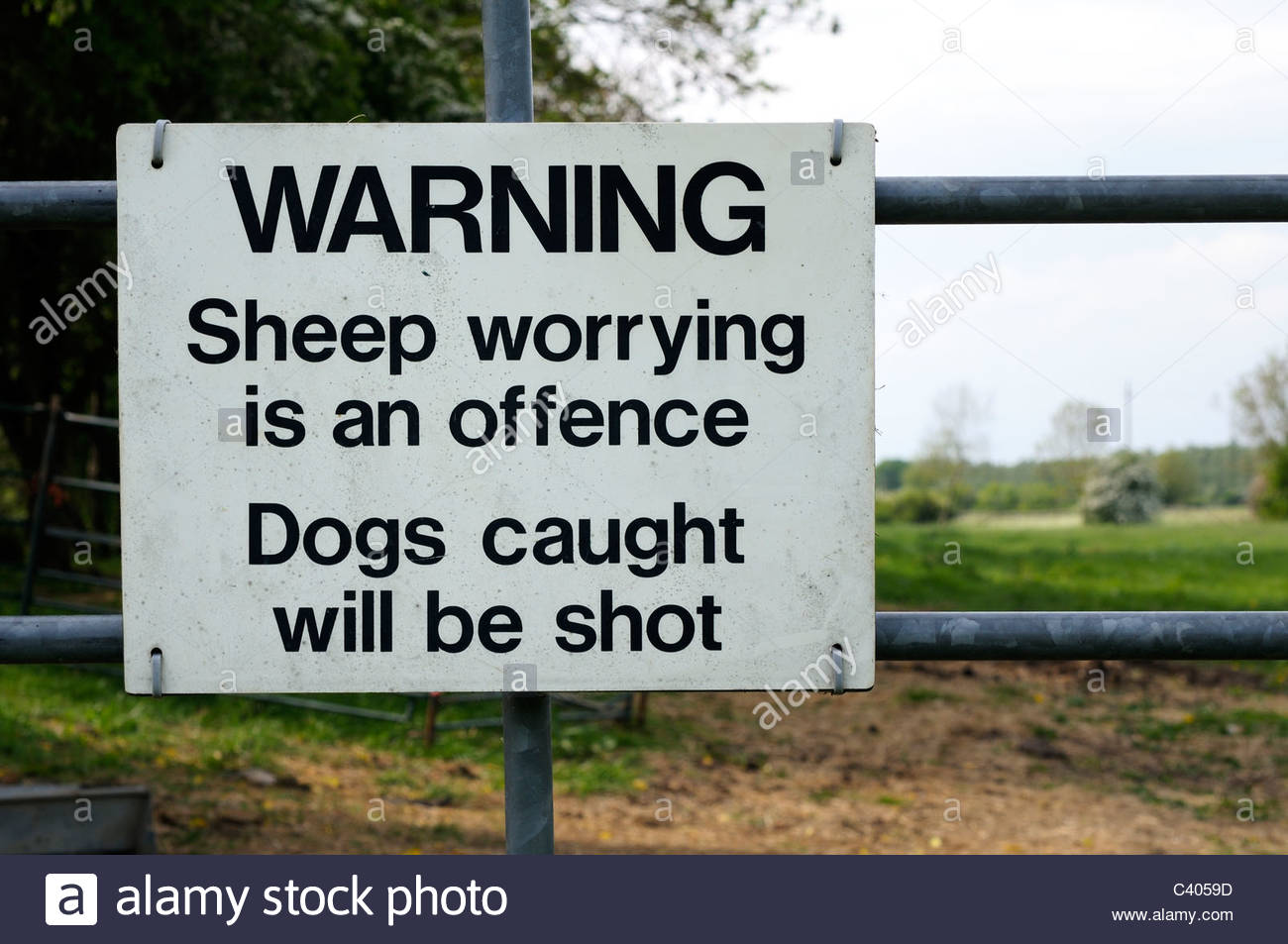 Sheep Worrying Offence Signs High Resolution Stock Photography and ... Sheep Worrying Offence Signs High Resolution Stock Photography and ...