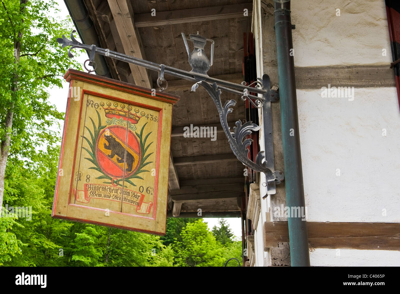 Restaurant, Ballenberg museum, Hofstetten, Switzerland Stock Photo - Alamy