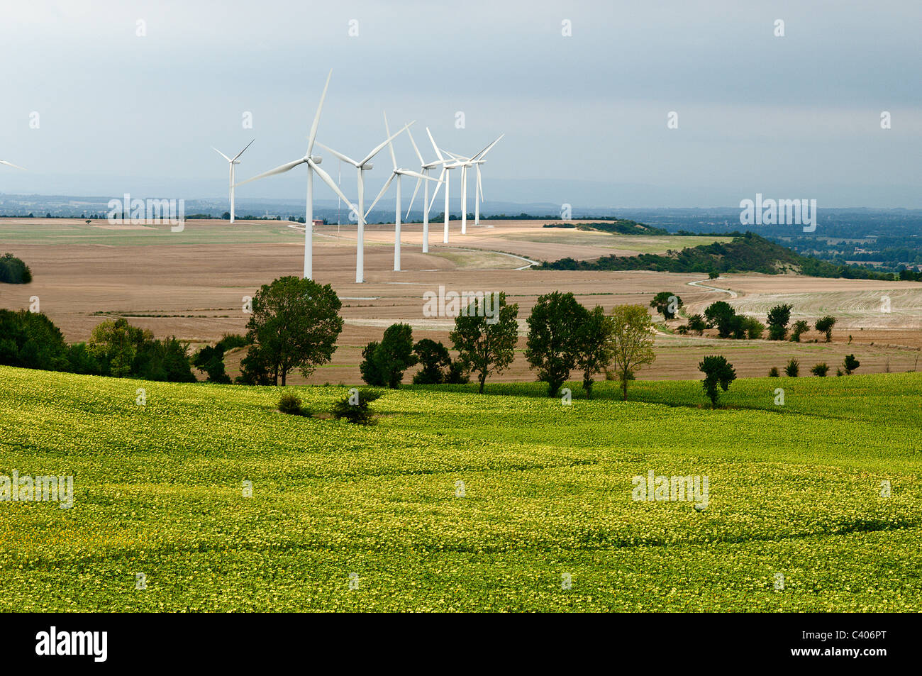 Windfarm landscape hi-res stock photography and images - Alamy