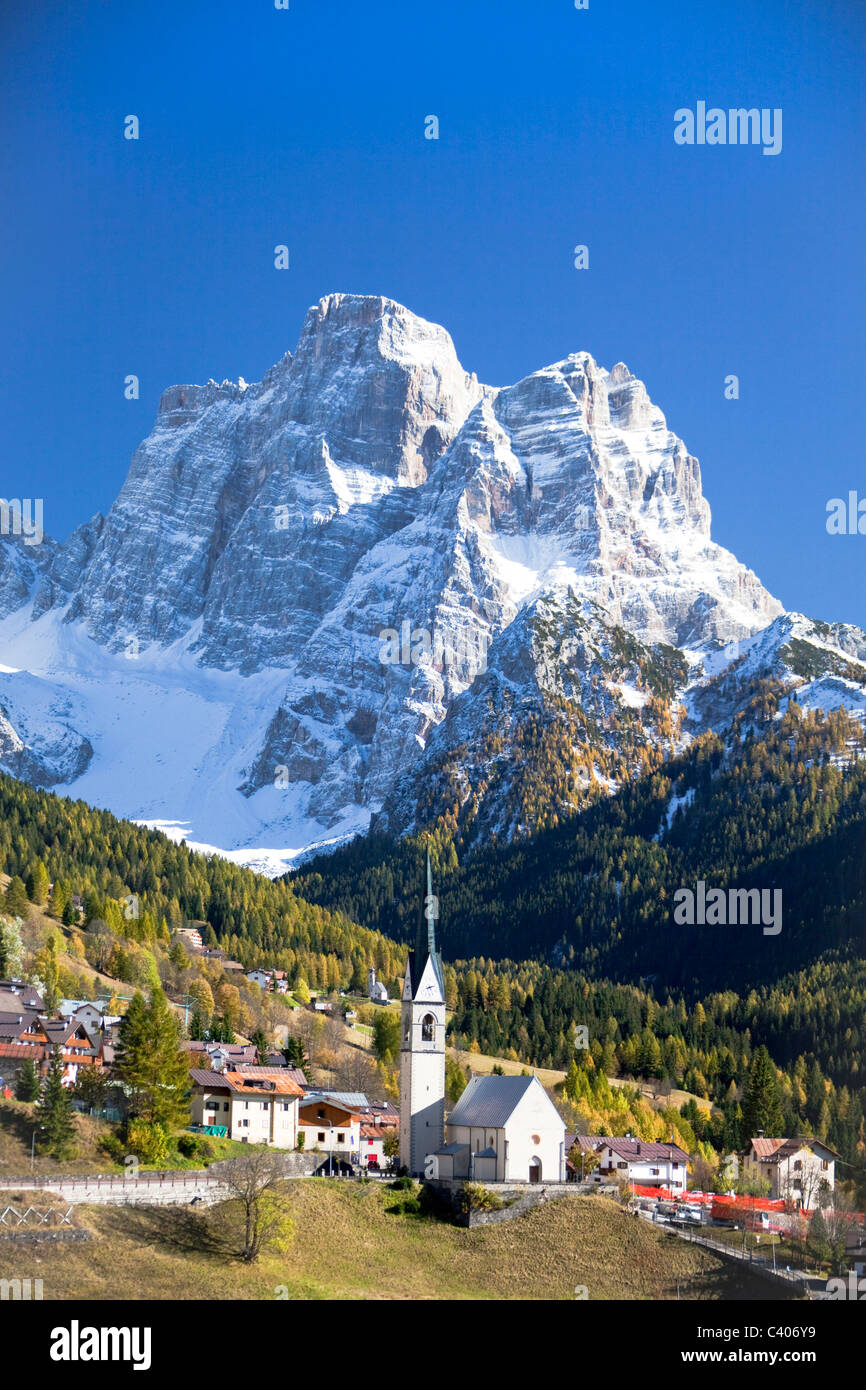 Italy, Europe, Dolomites, Alps, Selva di Cadore, Pelmo, mountains, wood ...