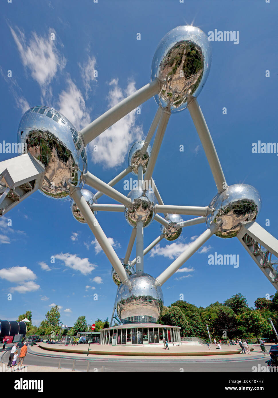 Belgium, Europe, Bruxelles, Brussels, Atomium, balls, sphere ...