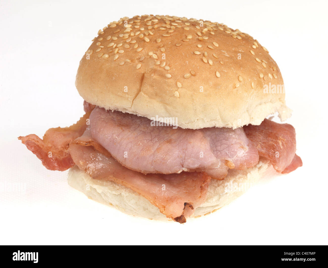 British cooked breakfast in a roll hi-res stock photography and images ...