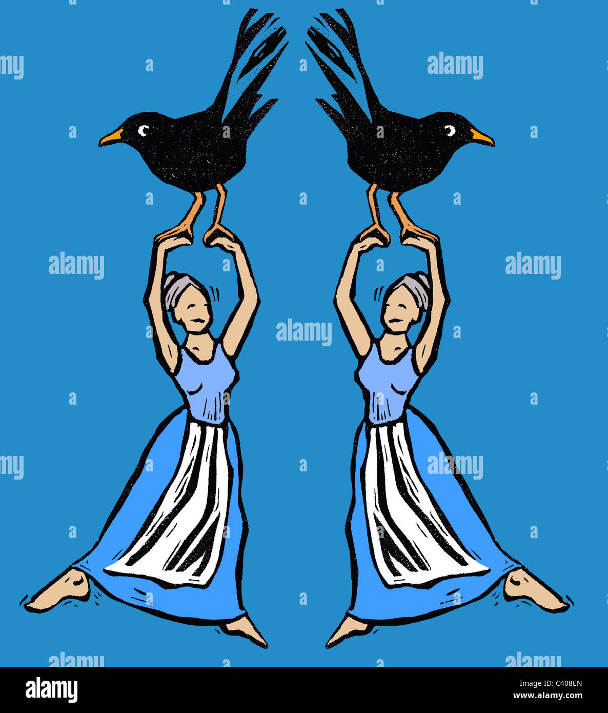 Hands birds hi-res stock photography and images - Alamy