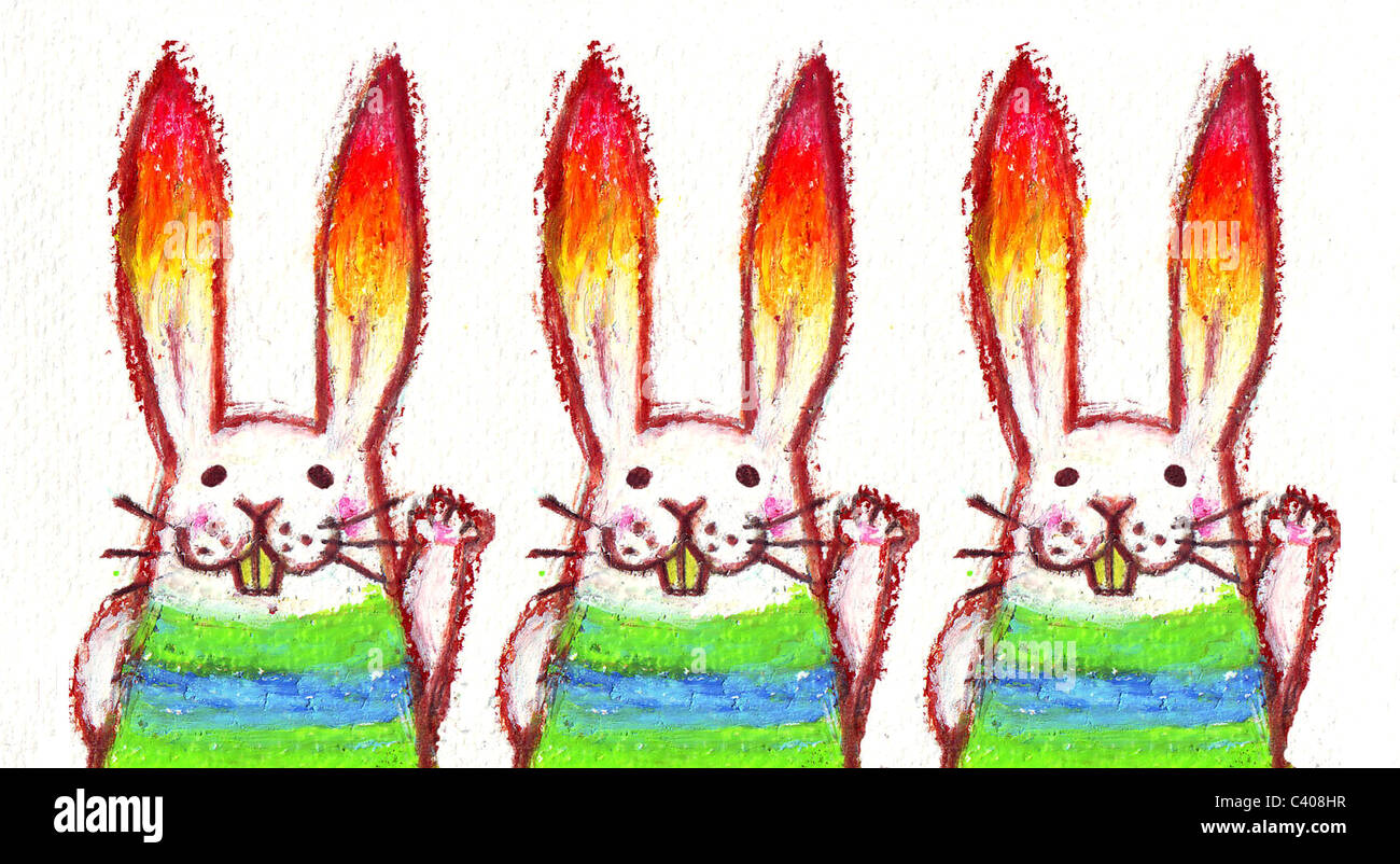 Waving rabbit hi-res stock photography and images - Alamy