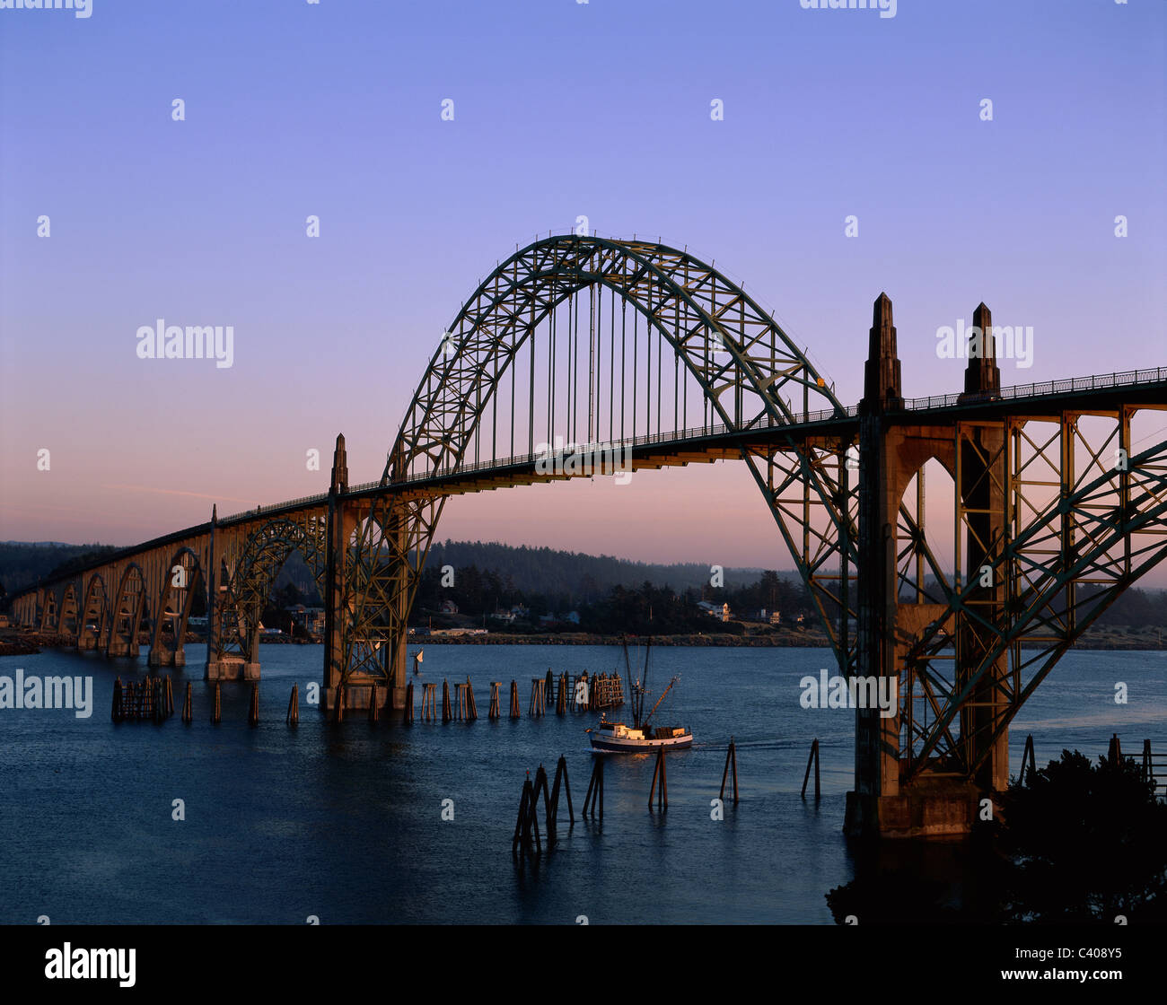 America, Bay, Boat, Bridge, Dusk, Evening, Holiday, Landmark, Newport ...
