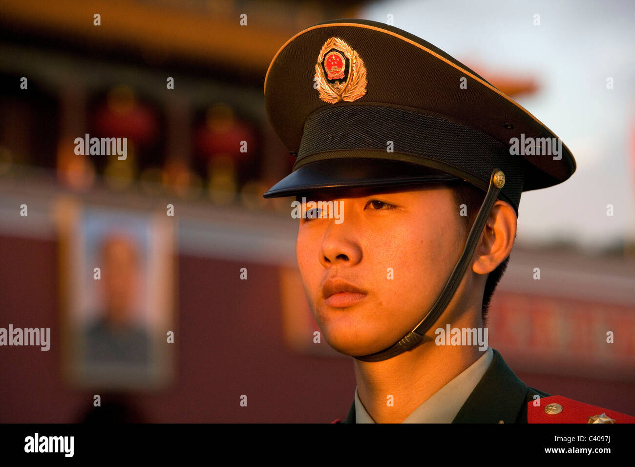 Young chinese men in military hi-res stock photography and images - Alamy
