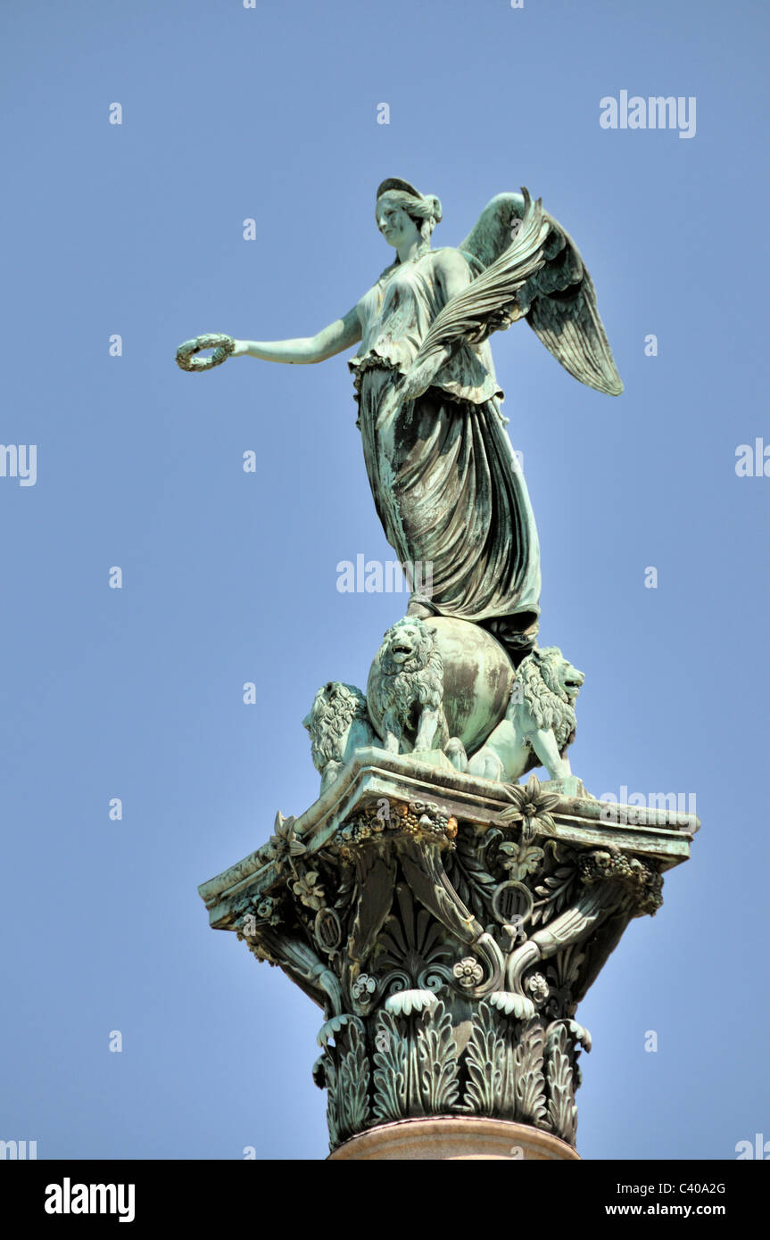 Concordia, Germany, Europe, goddess, jubilee column, castle square ...