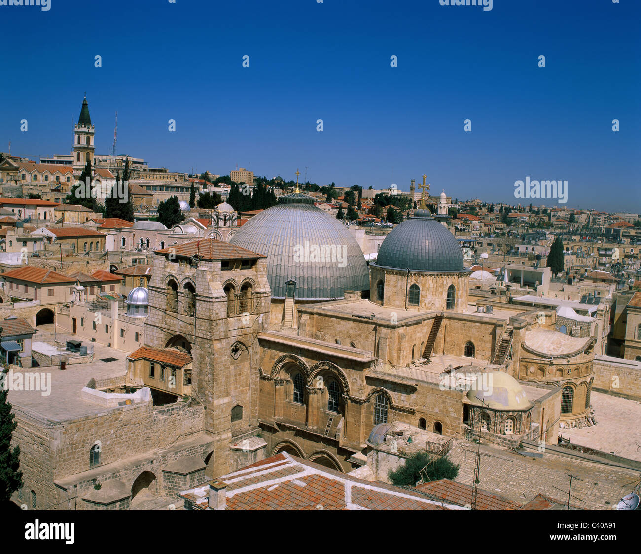 Architecture, Church, Holiday, Holy, Holy sepulchre, Israel, Near East ...