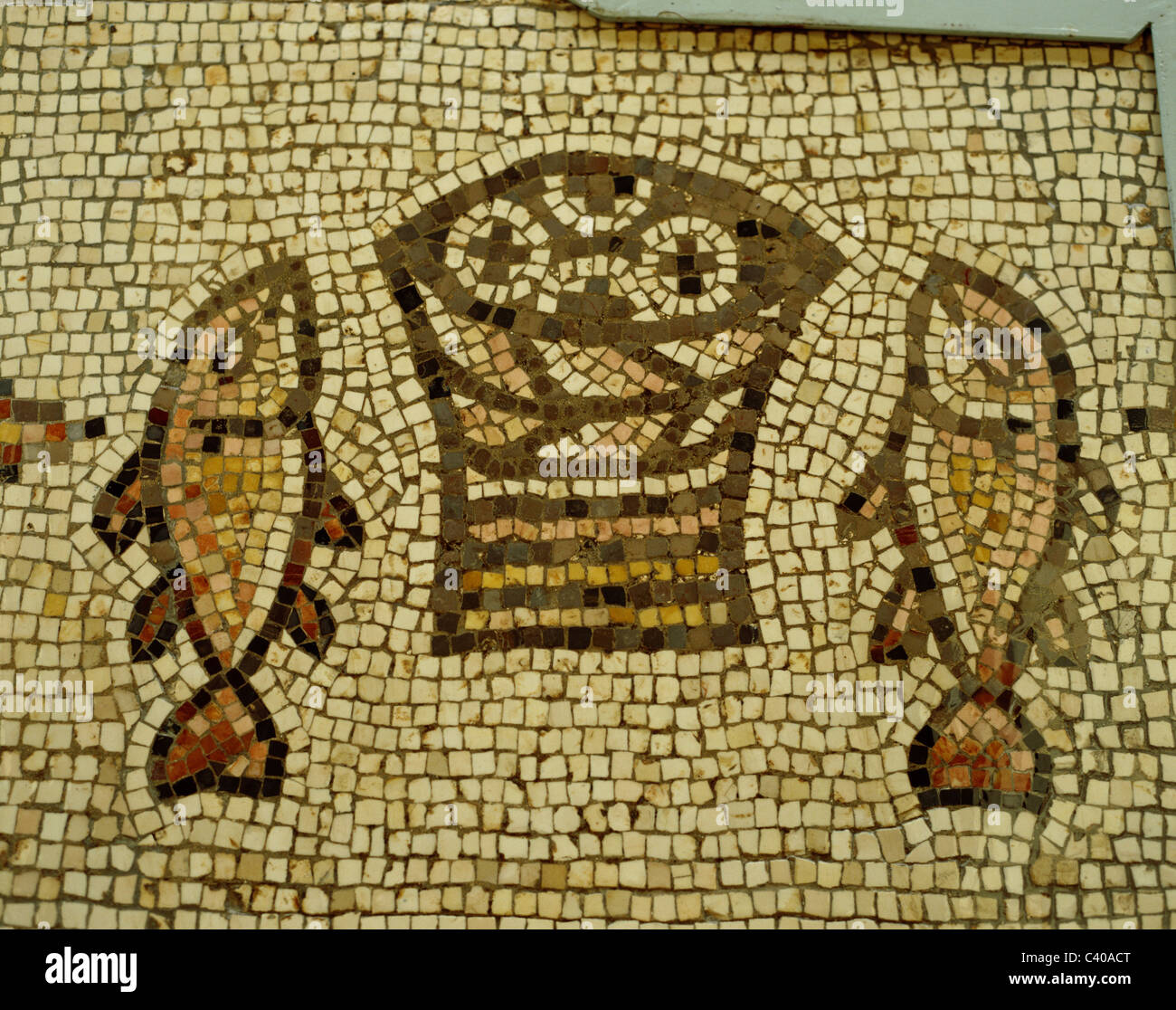 Church multiplication loaves fishes tabgha hi-res stock photography and ...