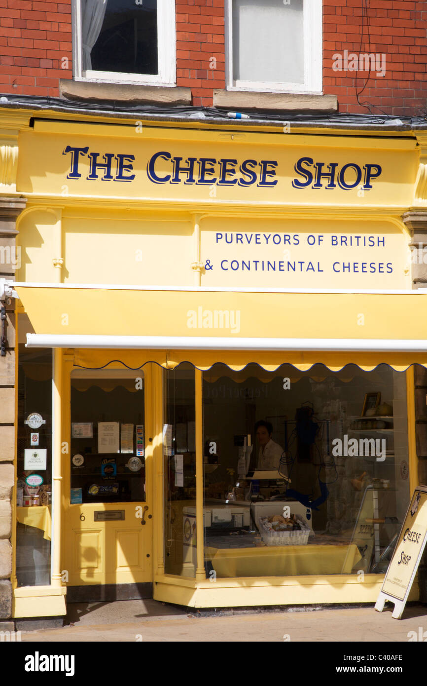 The Cheese Shop Morpeth Northumberland England Stock Photo - Alamy