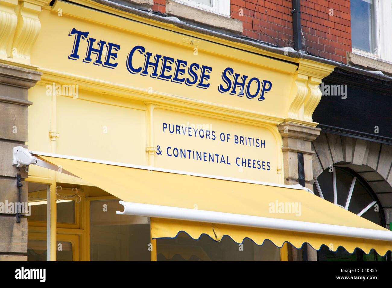The Cheese Shop Morpeth Northumberland England Stock Photo - Alamy