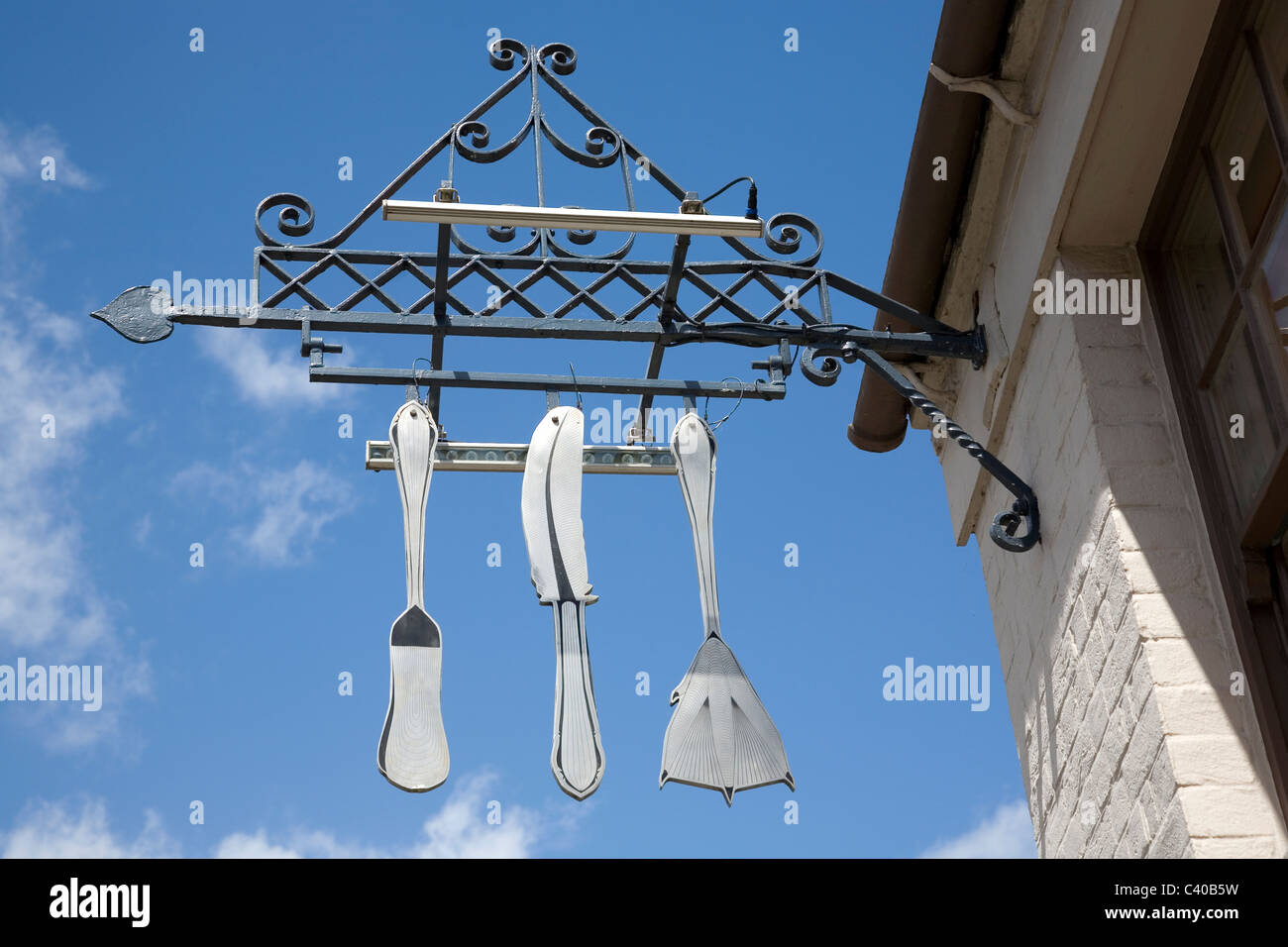 Fat Duck Restaurant Sign in Bray Stock Photo - Alamy