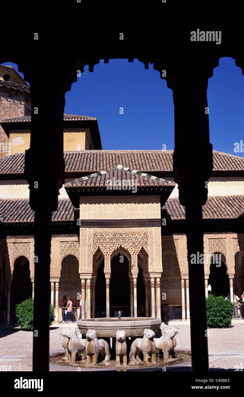 Alhambra, Arches, Architecture, Building, Fortress, Granada, Holiday ...