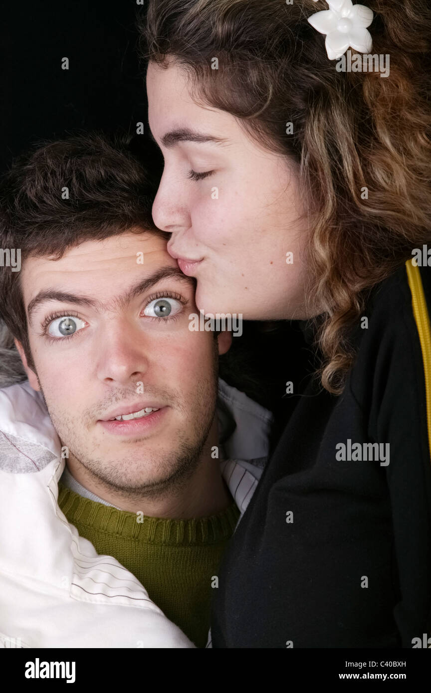 Two Kissing Brothers Portrait High Resolution Stock Photography and Images - Alamy