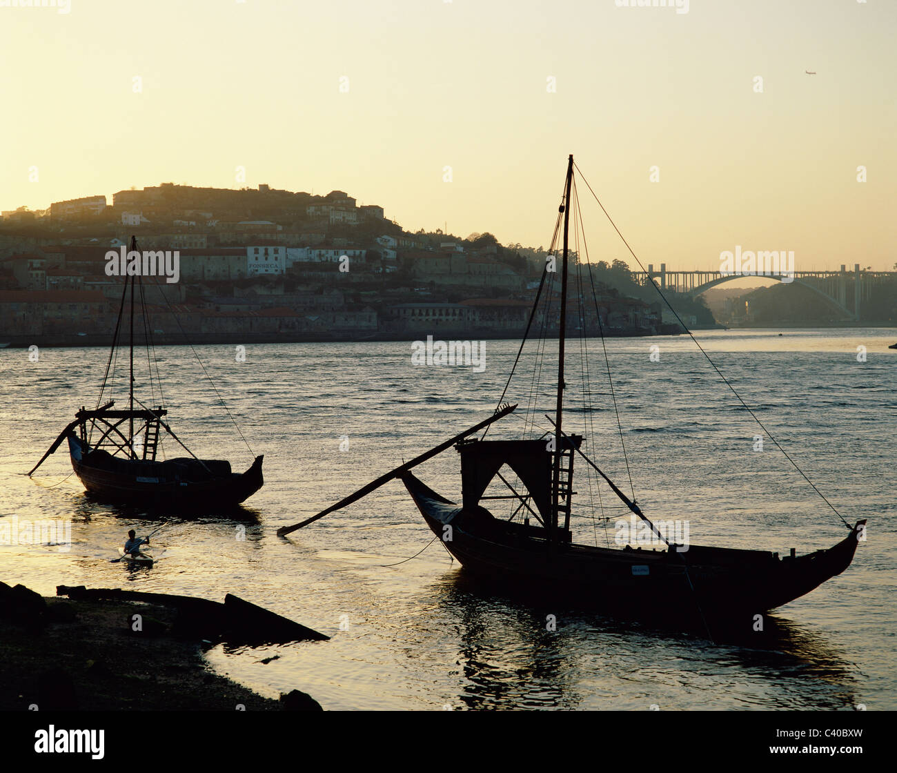 Boats, Bridge, City, Dawn, Douro, Fishing, Holiday, Landmark, Porto ...