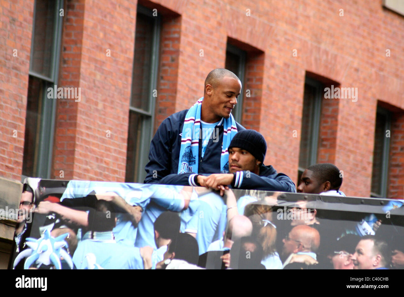 Manchester city bus parade hi-res stock photography and images - Alamy