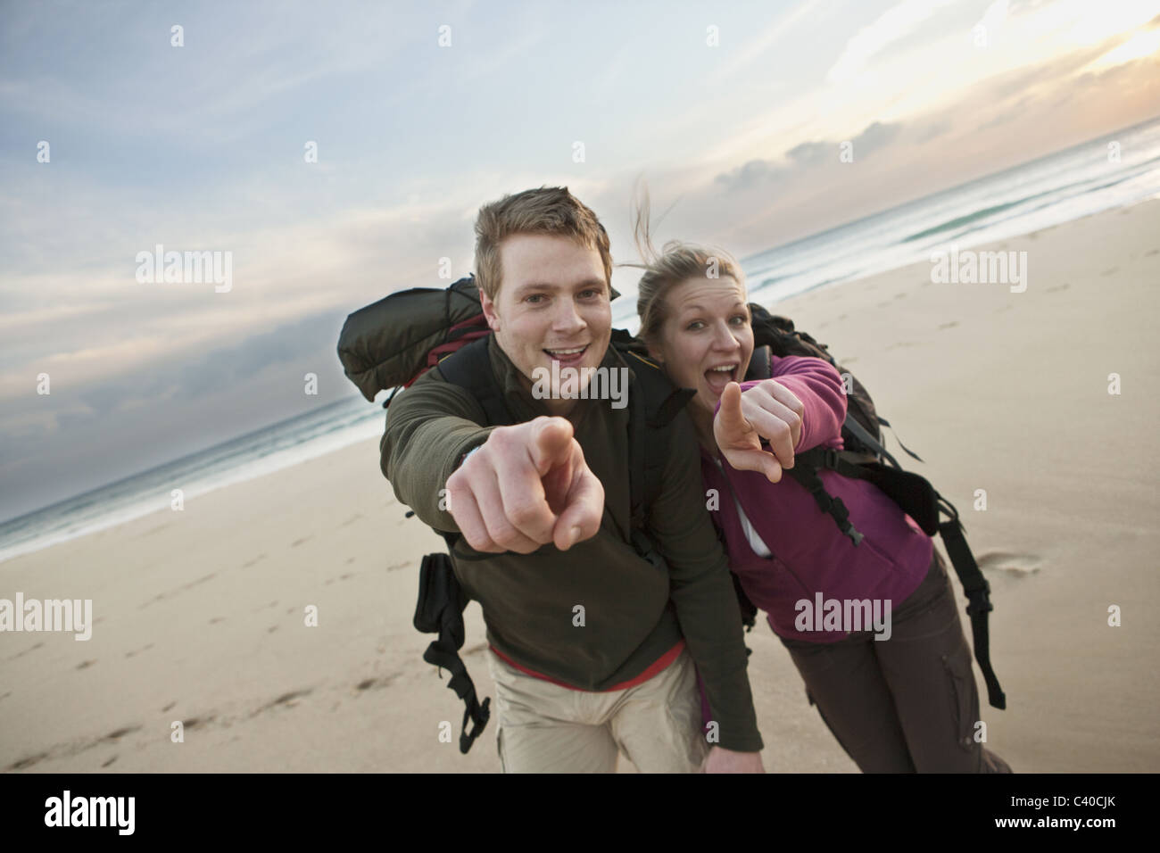 Backpacking beach hi-res stock photography and images - Alamy