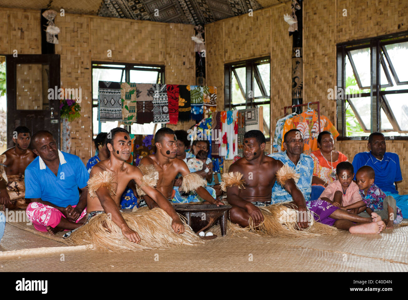 Kava ceremony fiji south pacific hi-res stock photography and images ...