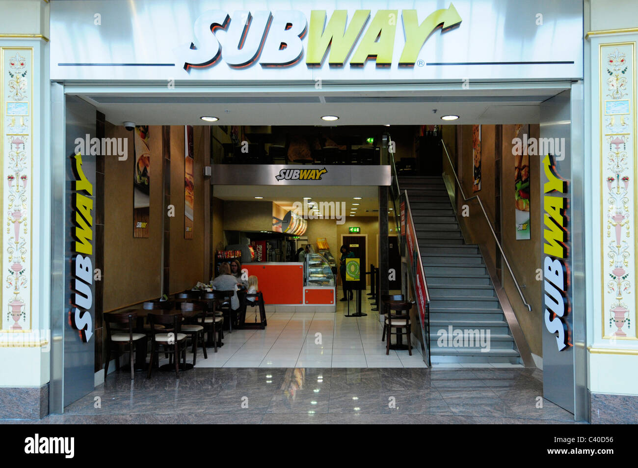 subway fast food sandwich meal edible Stock Photo - Alamy