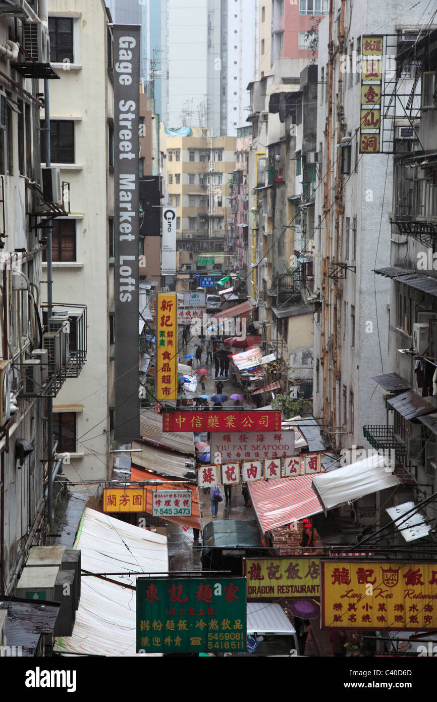 Sheung Wan, Hong Kong, China, Asia Stock Photo - Alamy