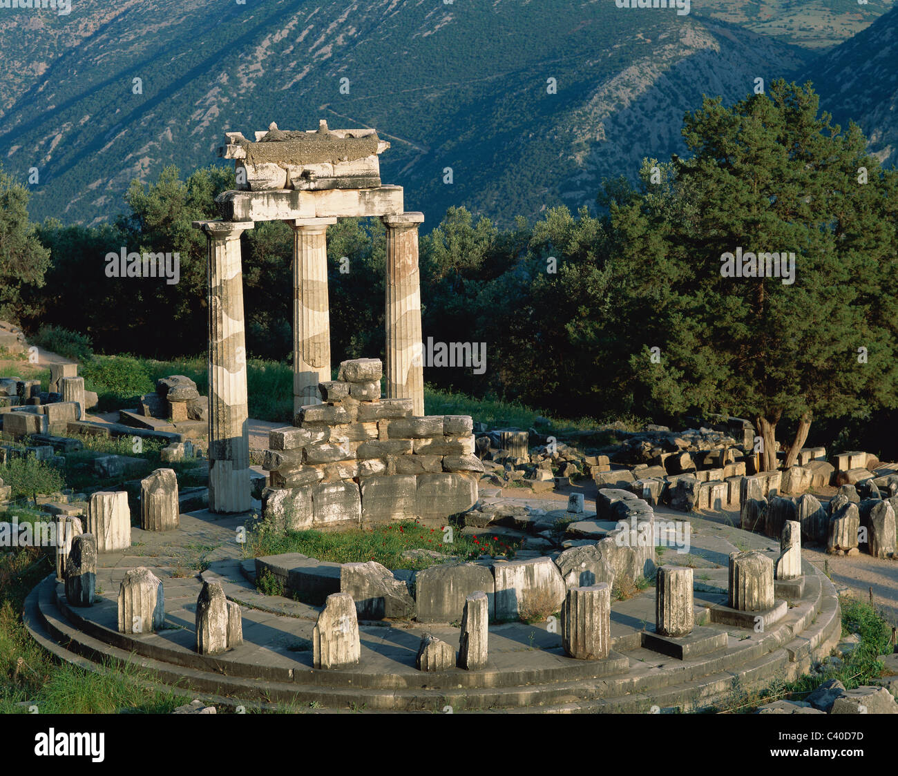 Athena, Columns, Delphi, Doric, Greece, Europe, Holiday, Landmark ...