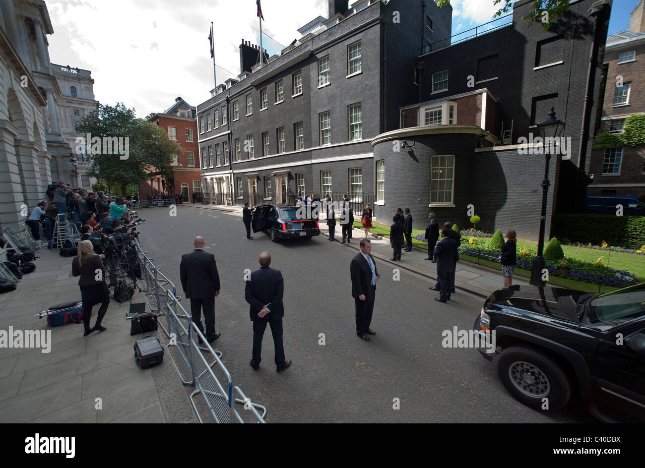 American President Barack Obama and Mrs Obama visit London on a State ...
