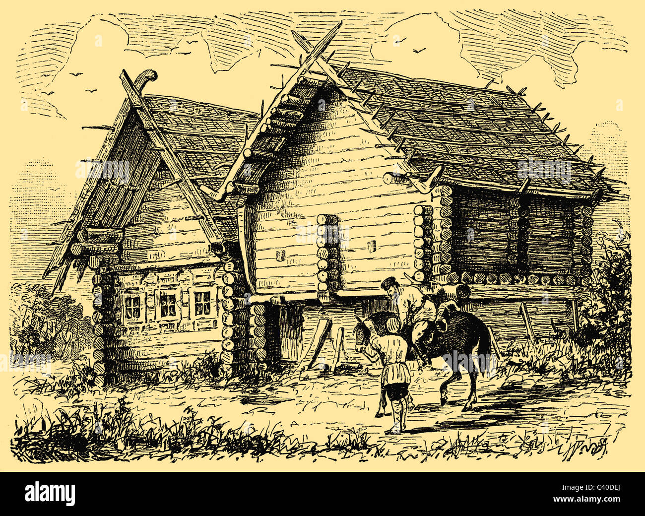 Russian farm hi-res stock photography and images - Alamy