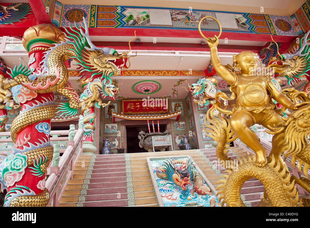 "Naja"Chinese Shrine,Temple,in Angsila, Chonburi,Thailand,Asia Stock ...