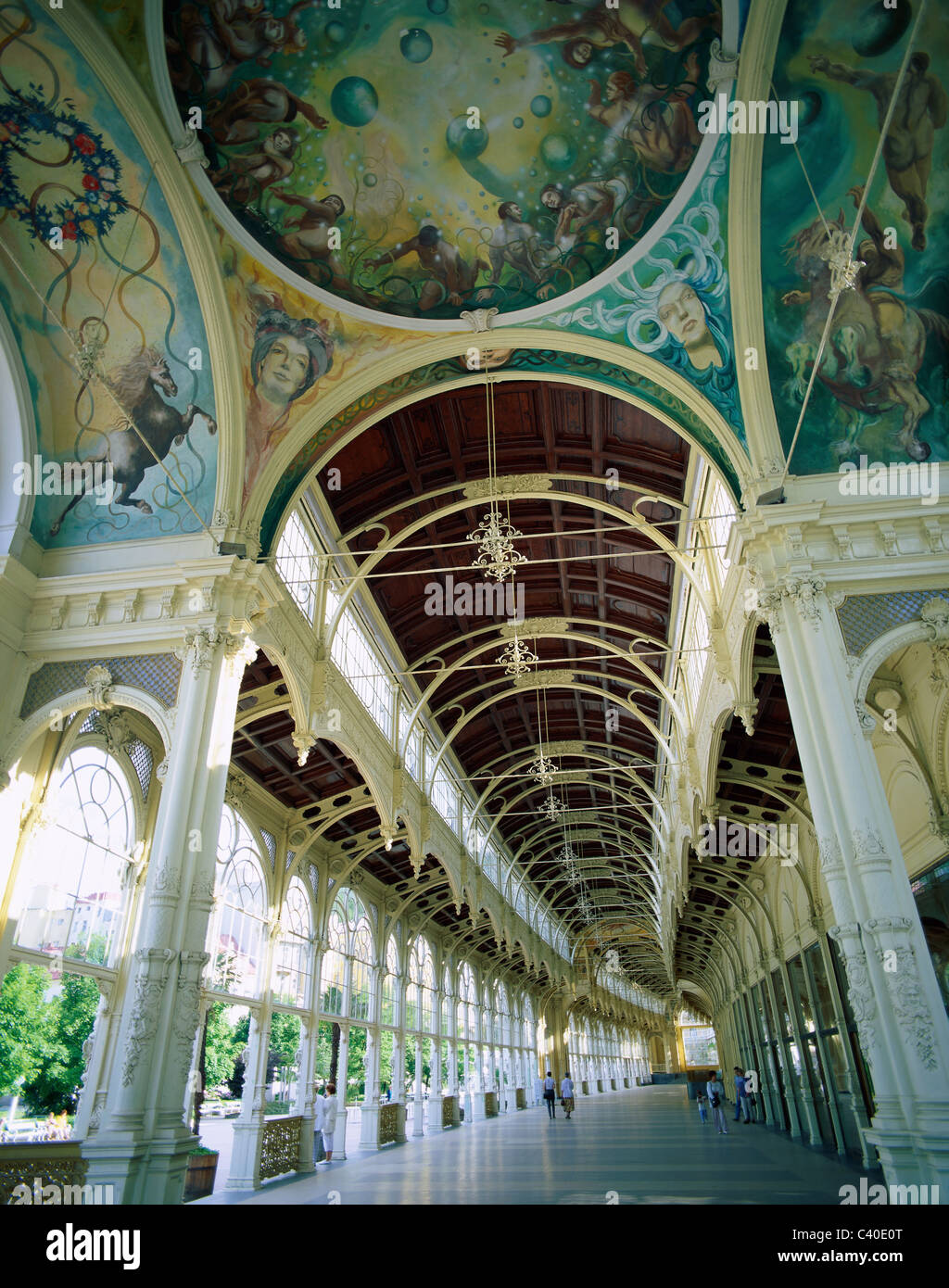 Arch, Arched, Architecture, Art, Baths, Bushes, Ceiling, Czech ...