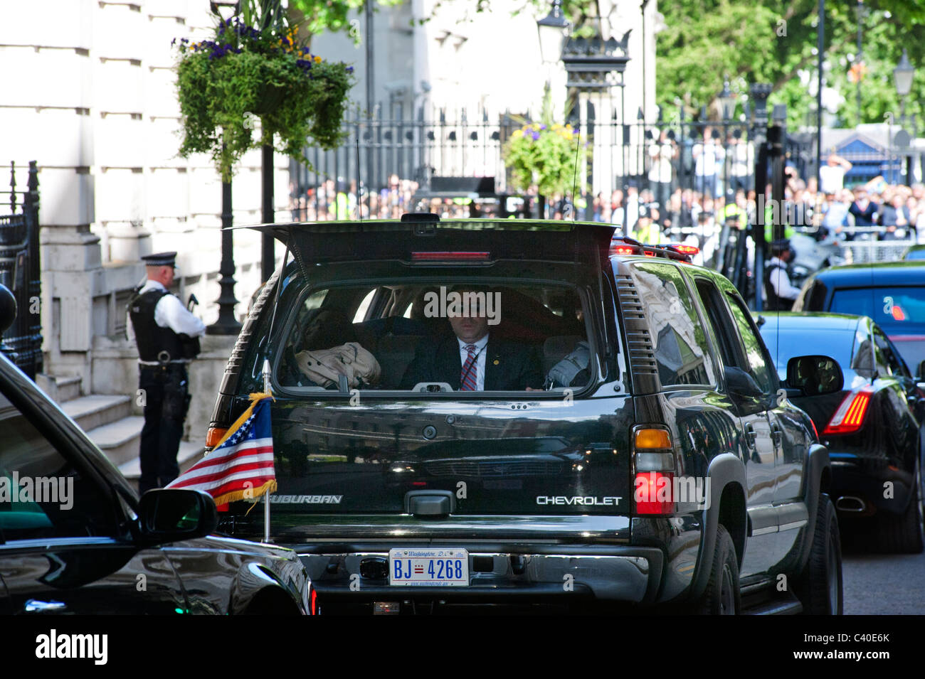 American President Barack Obama and Mrs Obama visit London on a State ...