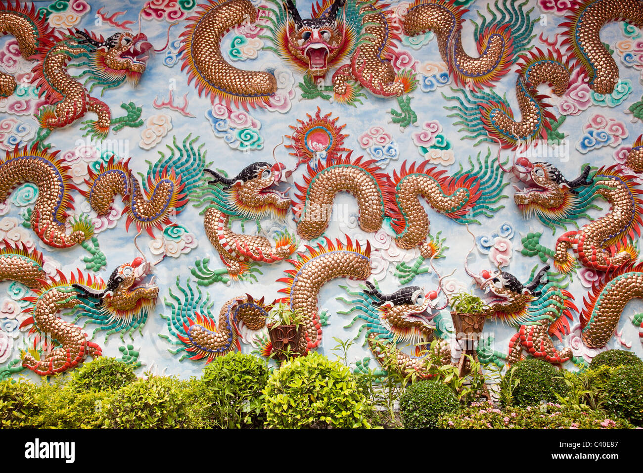 "Naja"Chinese Shrine,Temple,in Angsila, Chonburi,Thailand,Asia Stock ...