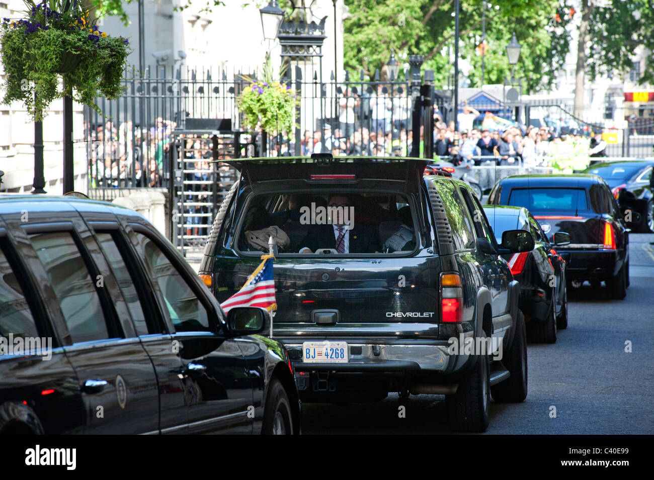 American President Barack Obama and Mrs Obama visit London on a State ...