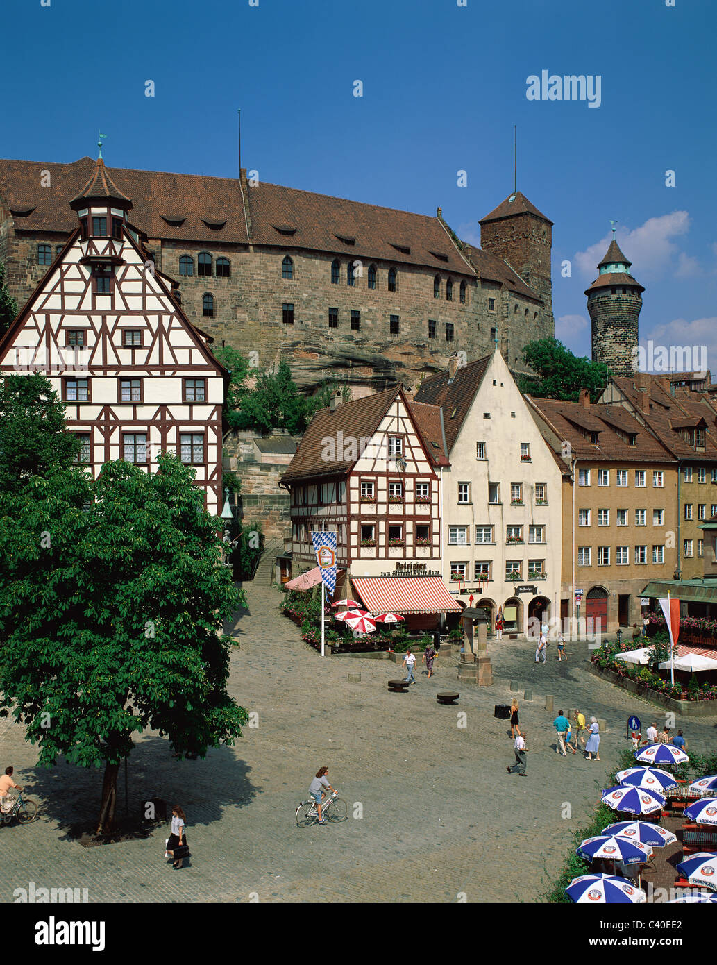 Aerial, Bicycle, Biking, Fort, Fortress, Germany, Europe, Hill, Holiday ...