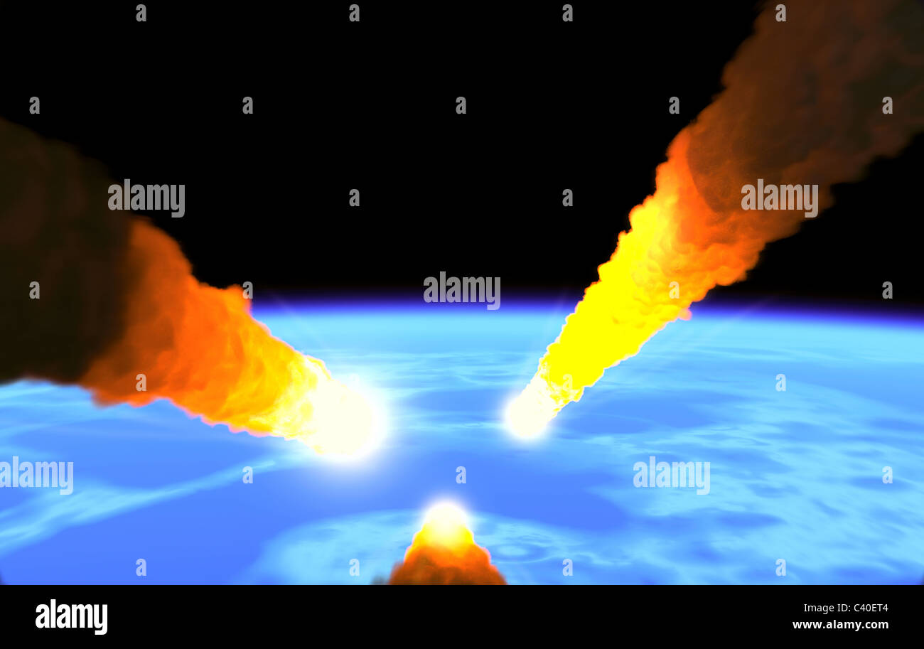 Asteroid impact hi-res stock photography and images - Alamy