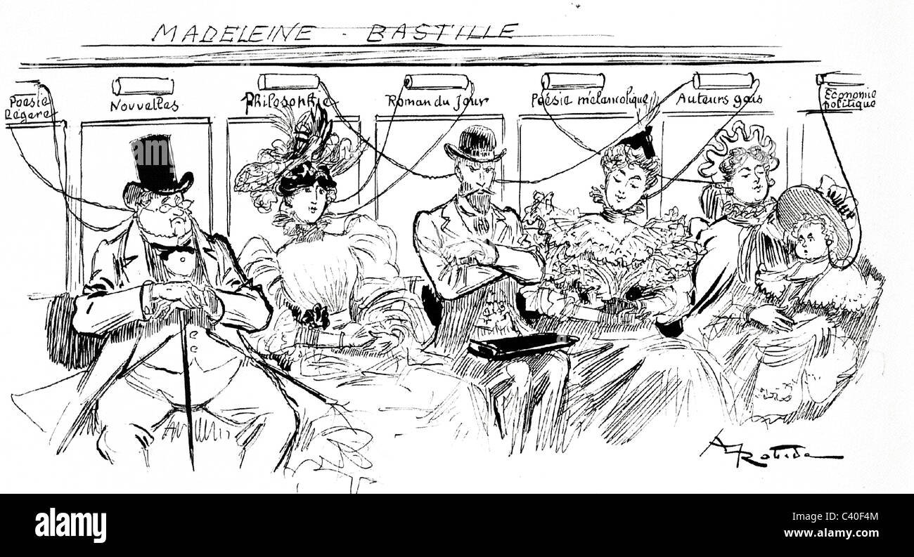 Albert Robida ( 1848 - 1926 ) French Illustrator Stock Photo - Alamy